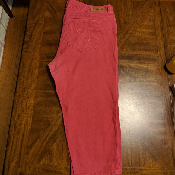 Seven7 | Jeans | Hot Pink Cropped Jeans | Poshmark